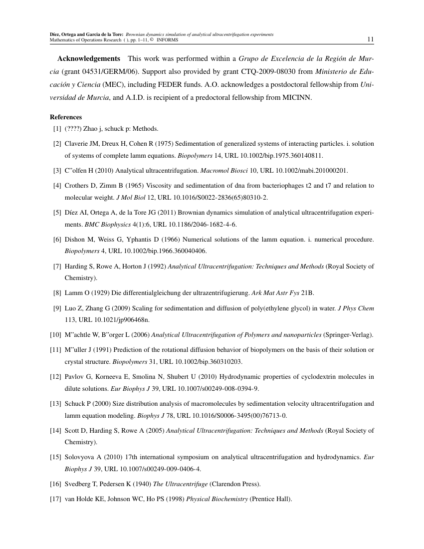 Mathematics of Operations Research Template - Informs
