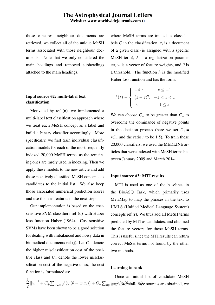 International Journal of Scientific Research Template - World Wide Journals