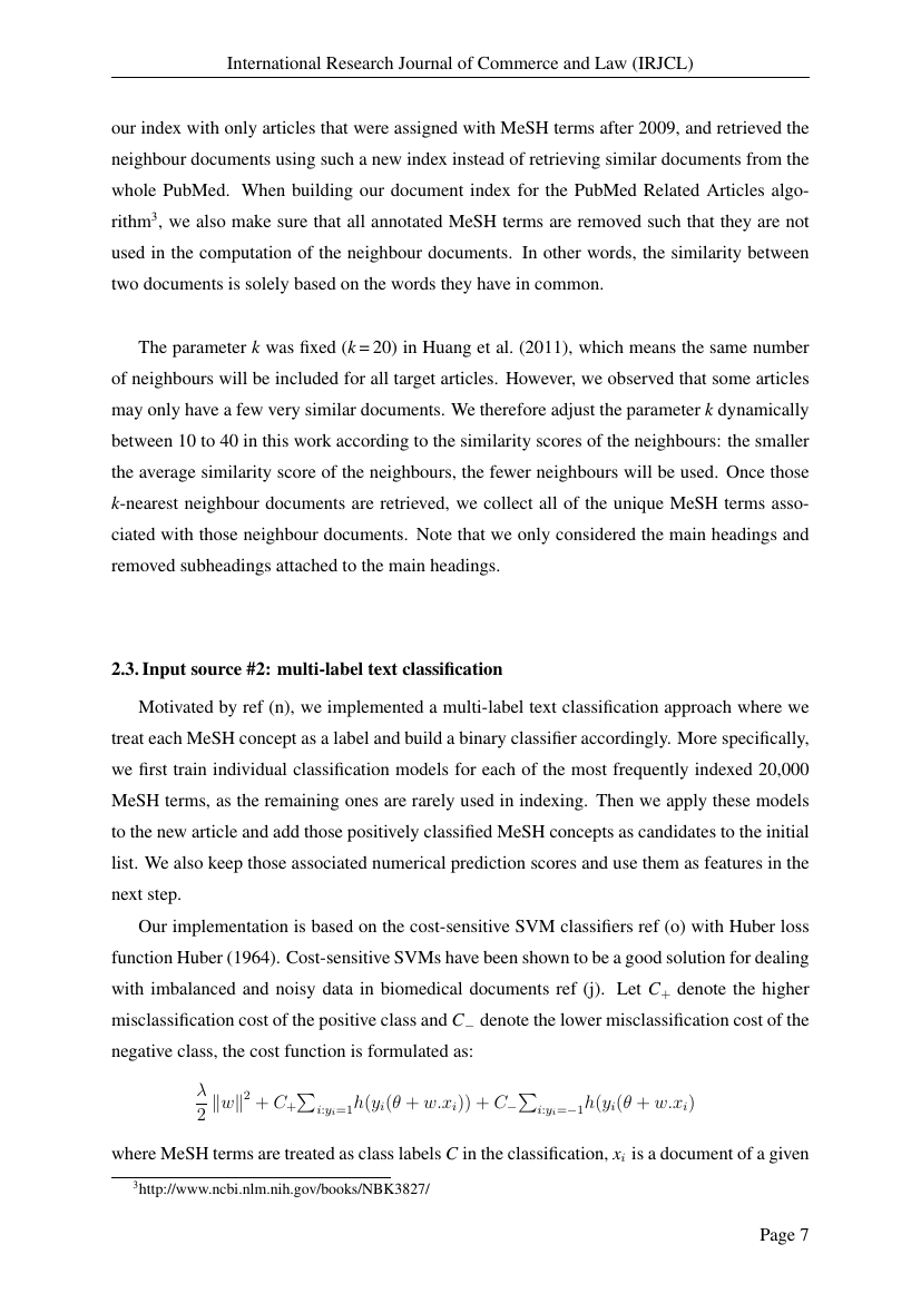 International Research Journal of Commerce and Law (IRJCL) Template ...