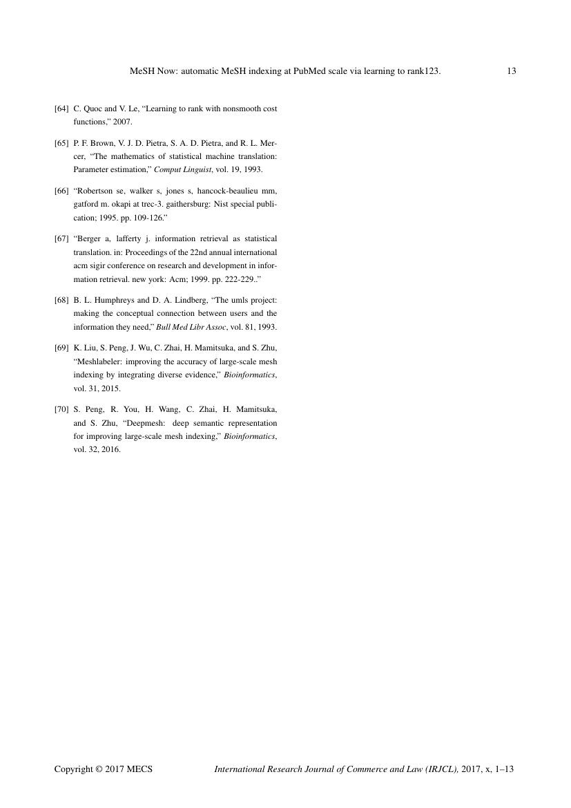 International Journal of Image, Graphics and Signal Processing(IJIGSP ...