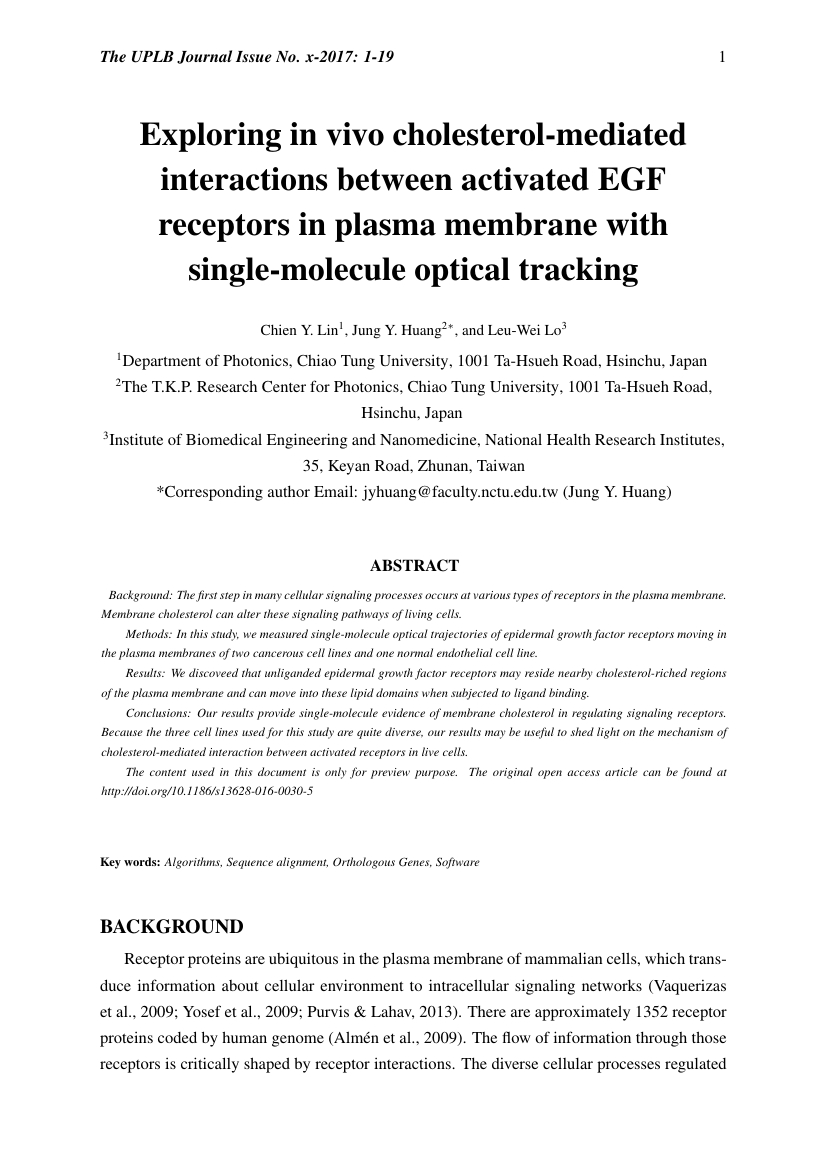 The UPLB Journal Template - University of the Philippines Los Banos