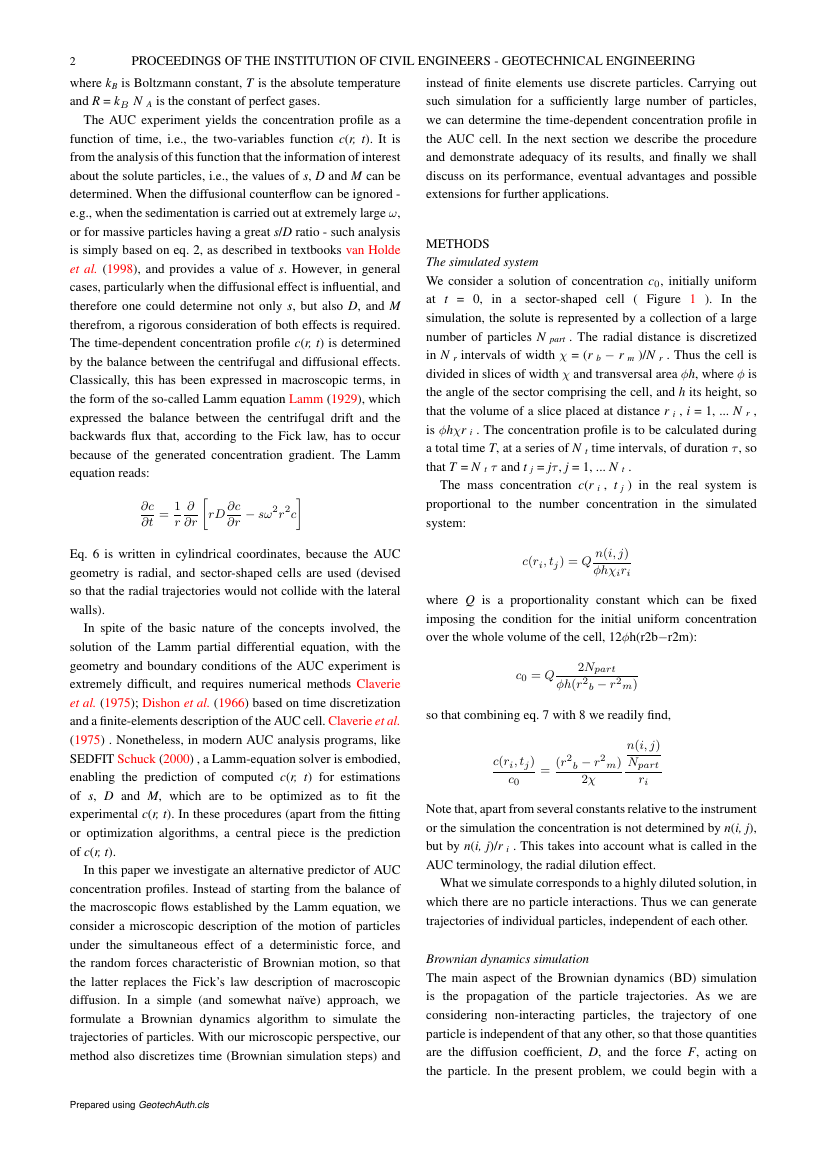 Proceedings of the Institution of Civil Engineers - Geotechnical ...