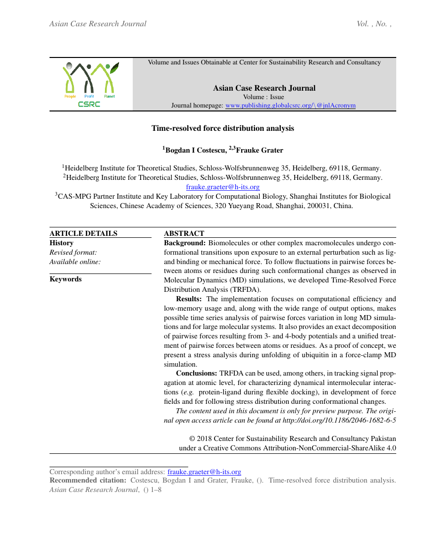 Journal of Business and Social Review in Emerging Economies Template - CSRC Publishing