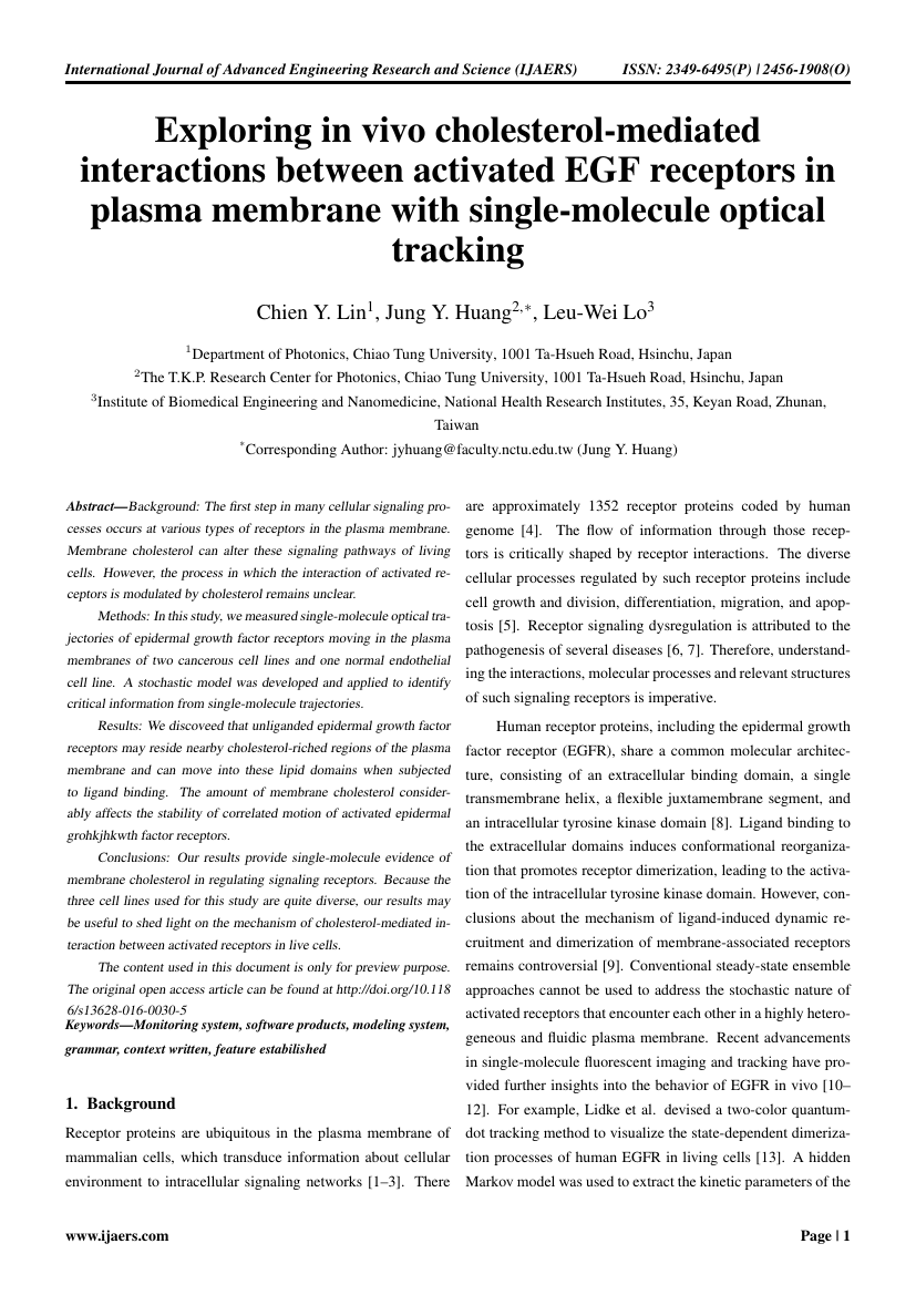 International Journal of Advanced Engineering Research and Science ...