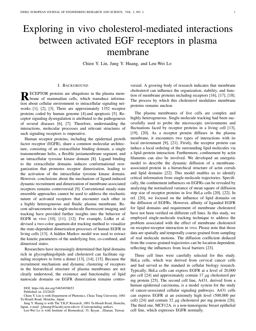 European Journal of Engineering Research and Science (EJERS) Template ...