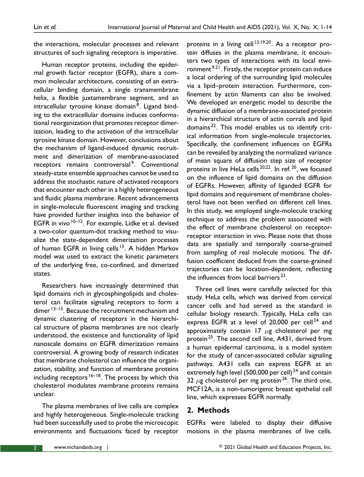 International Journal of Maternal and Child Health and AIDS Template ...