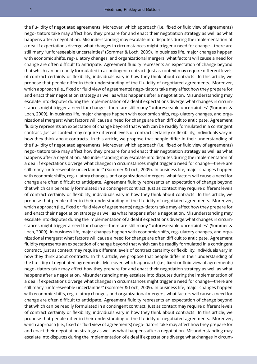 Negotiation and Conflict Management Research (NCMR) Template ...