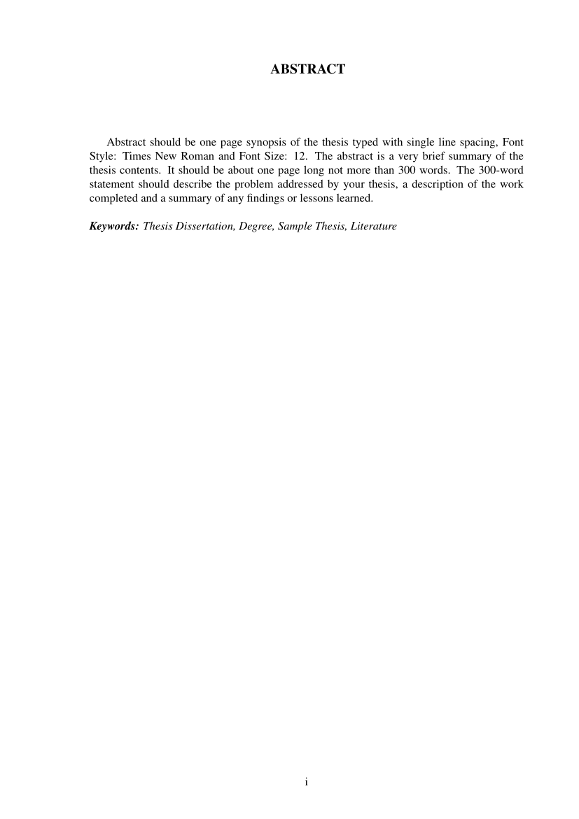 Template for VIT Synopsis Template - VIT