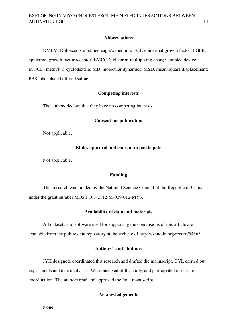 Generic Template for APA 7 Template - APA