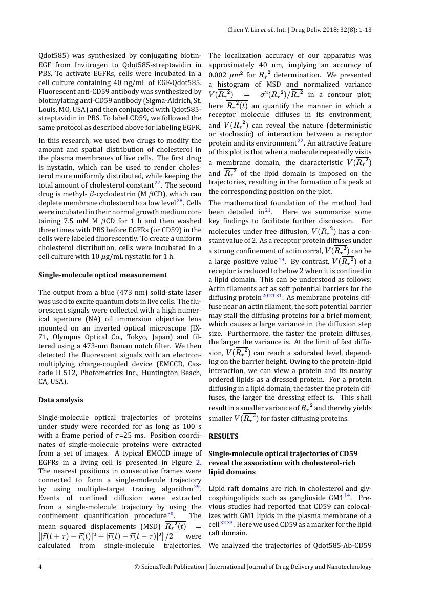 International Journal of Drug Delivery and Nanotechnology Template ...