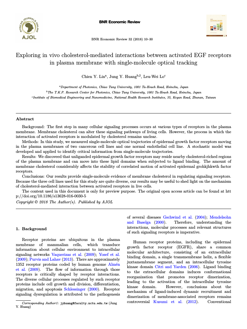 BNR Economic Review Template - National Bank of Rwanda