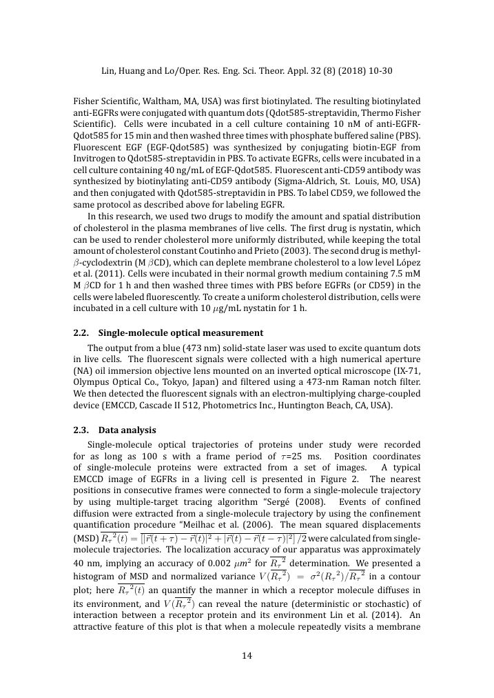 Operational Research in Engineering Sciences: Theory and Applications ...