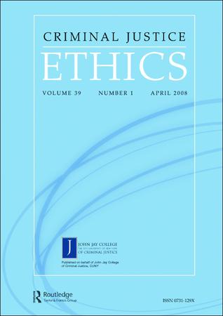 Criminal Justice Ethics Template - Taylor and Francis