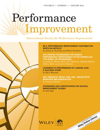Performance Improvement Template - Wiley