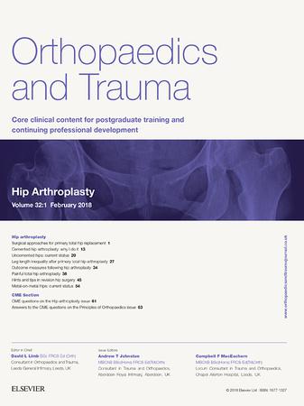 Orthopaedics and Trauma template - For Authors