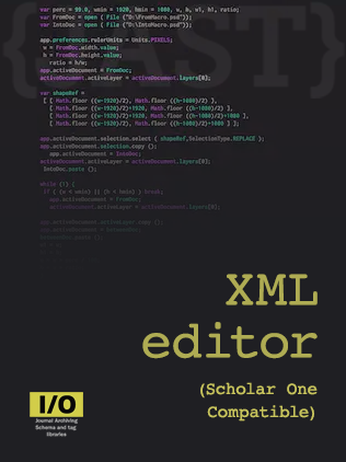 Journal archiving schema and tag libraries - XML (ScholarOne Compatible ...