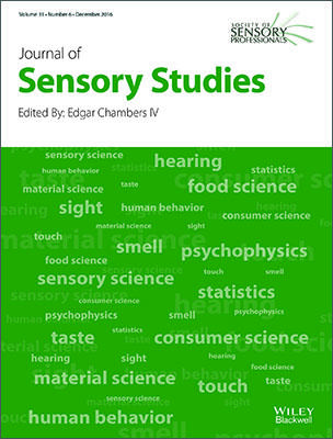 Journal of Sensory Studies Template - Wiley