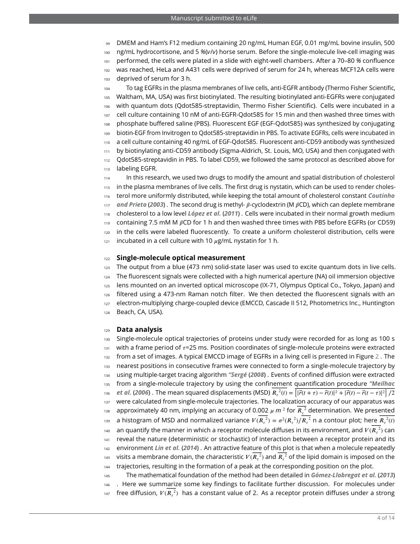Template for eLIFE articles Template - eLIFE